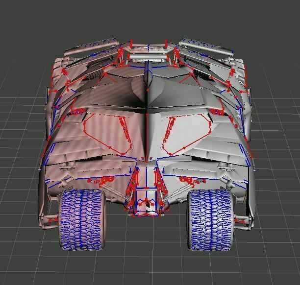 Free STL file Batmobile 🃏・3D printer model to download・Cults