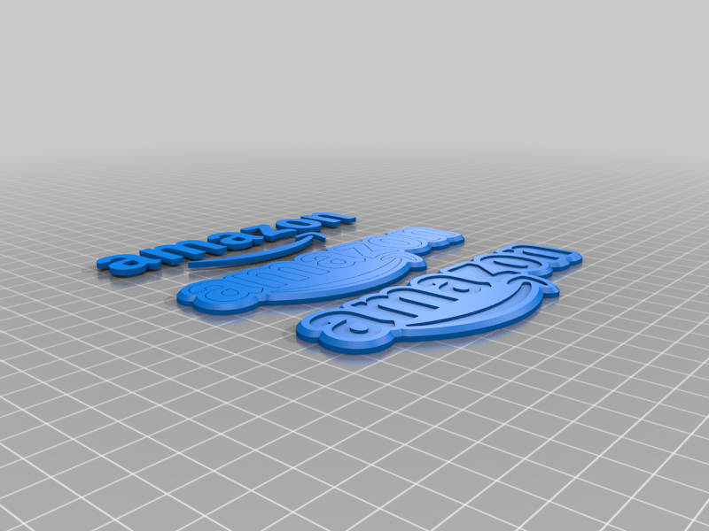 Fichier 3D gratuit Logo Amazon 🚩・Modèle à télécharger et à imprimer en ...