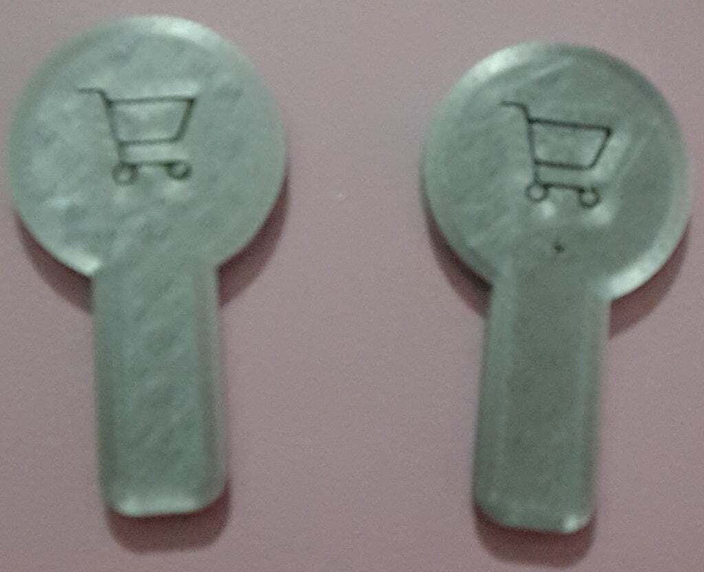 Free STL file Shopping Cart Coin with handle・3D printable design to ...