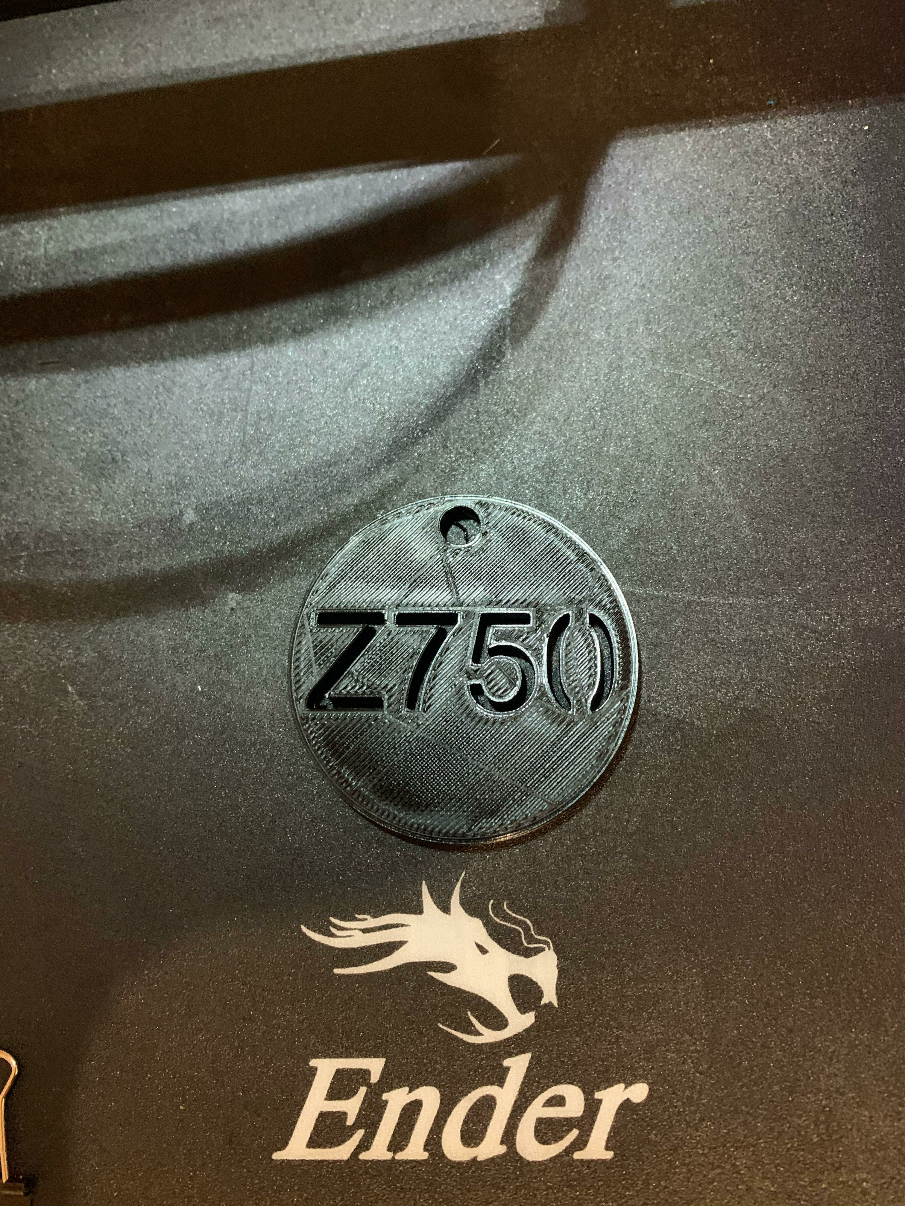 Free STL file key ring z750 🔑・3D printer model to download・Cults