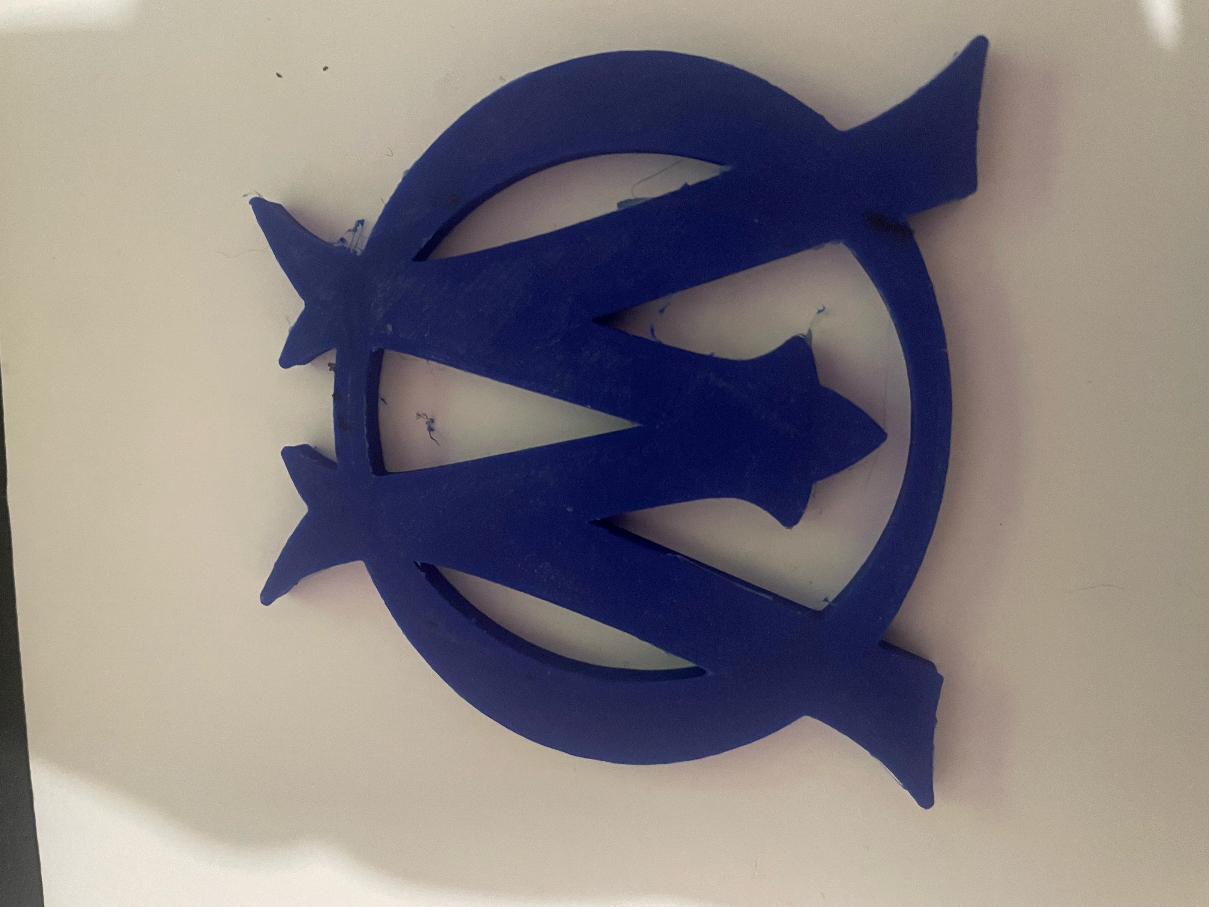 STL file om logo・3D printable model to download・Cults