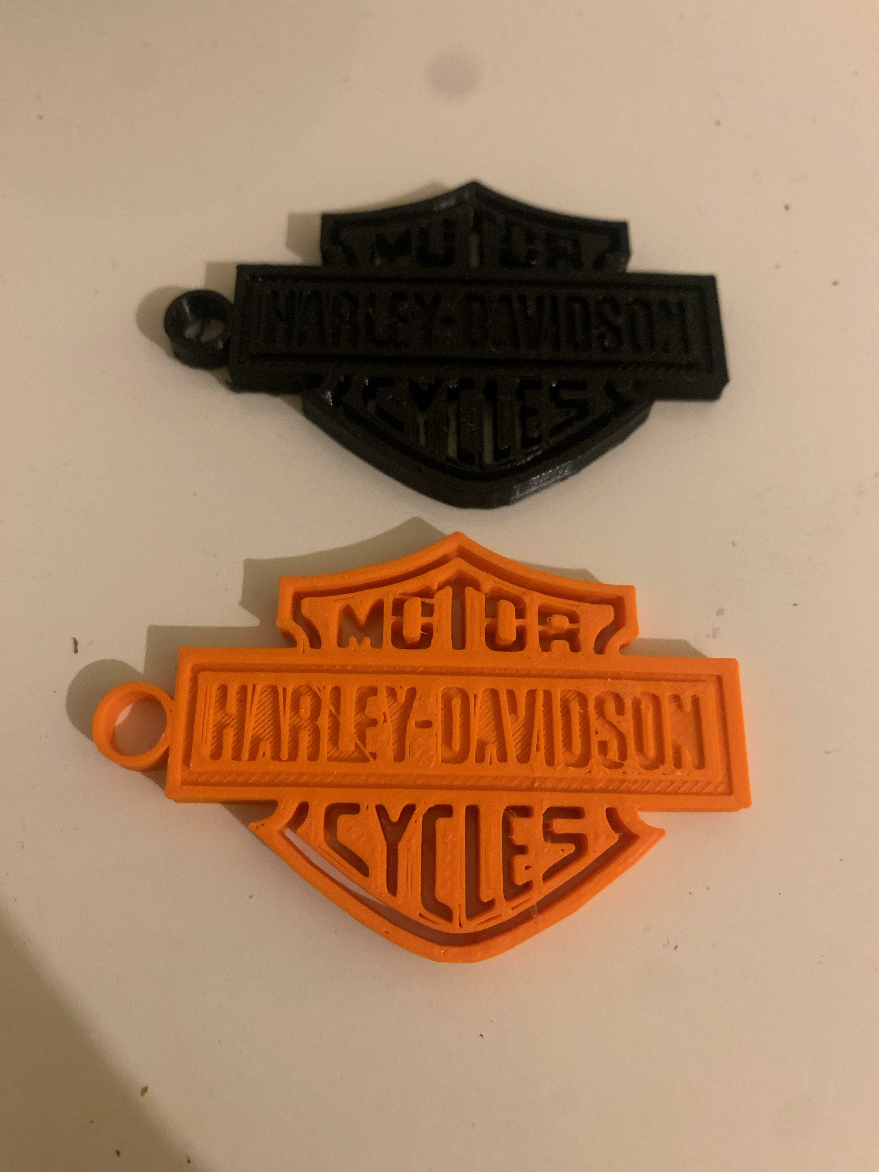 STL file harley davidson key ring 🏍️・3D printing design to download・Cults