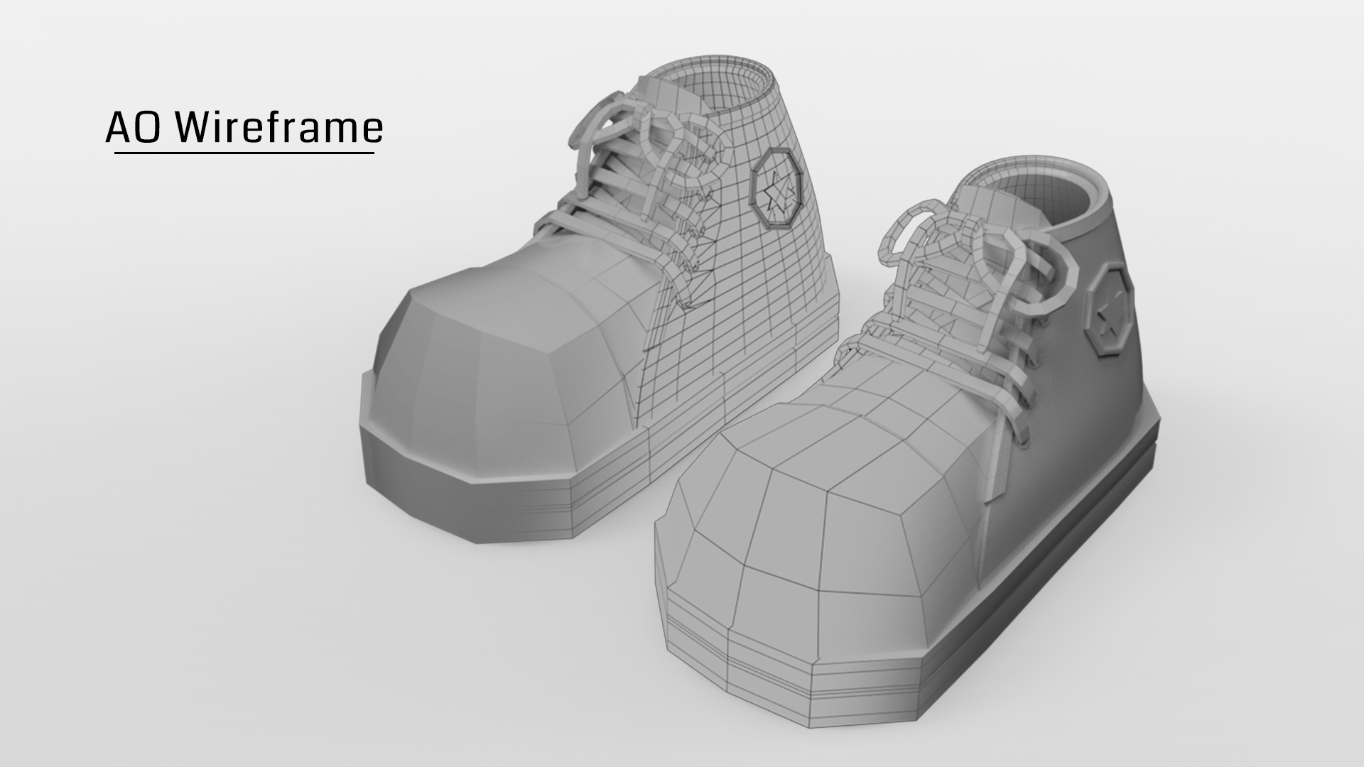 3D file Cartoon character shoes lowpoly model・3D print model to ...