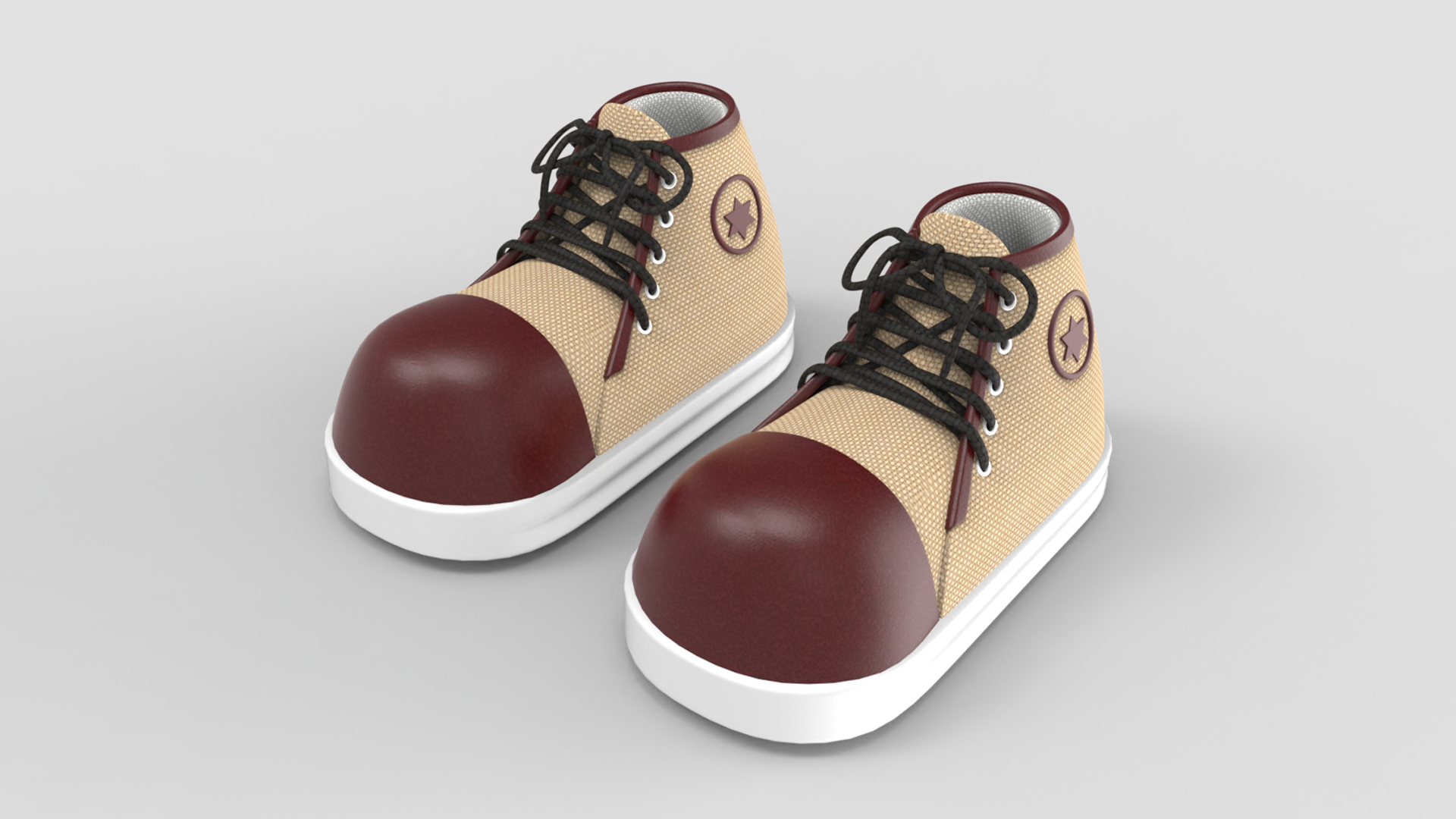 3D file Cartoon character shoes lowpoly model・3D print model to ...