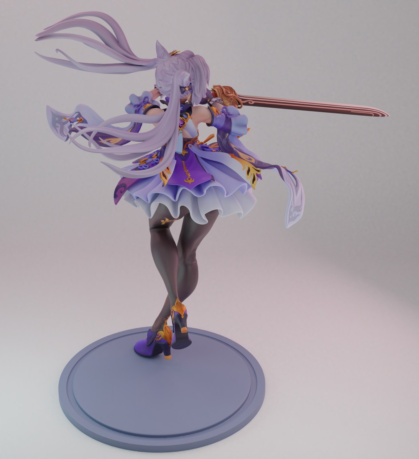 3D file Genshin Impact keqing・3D printable model to download・Cults