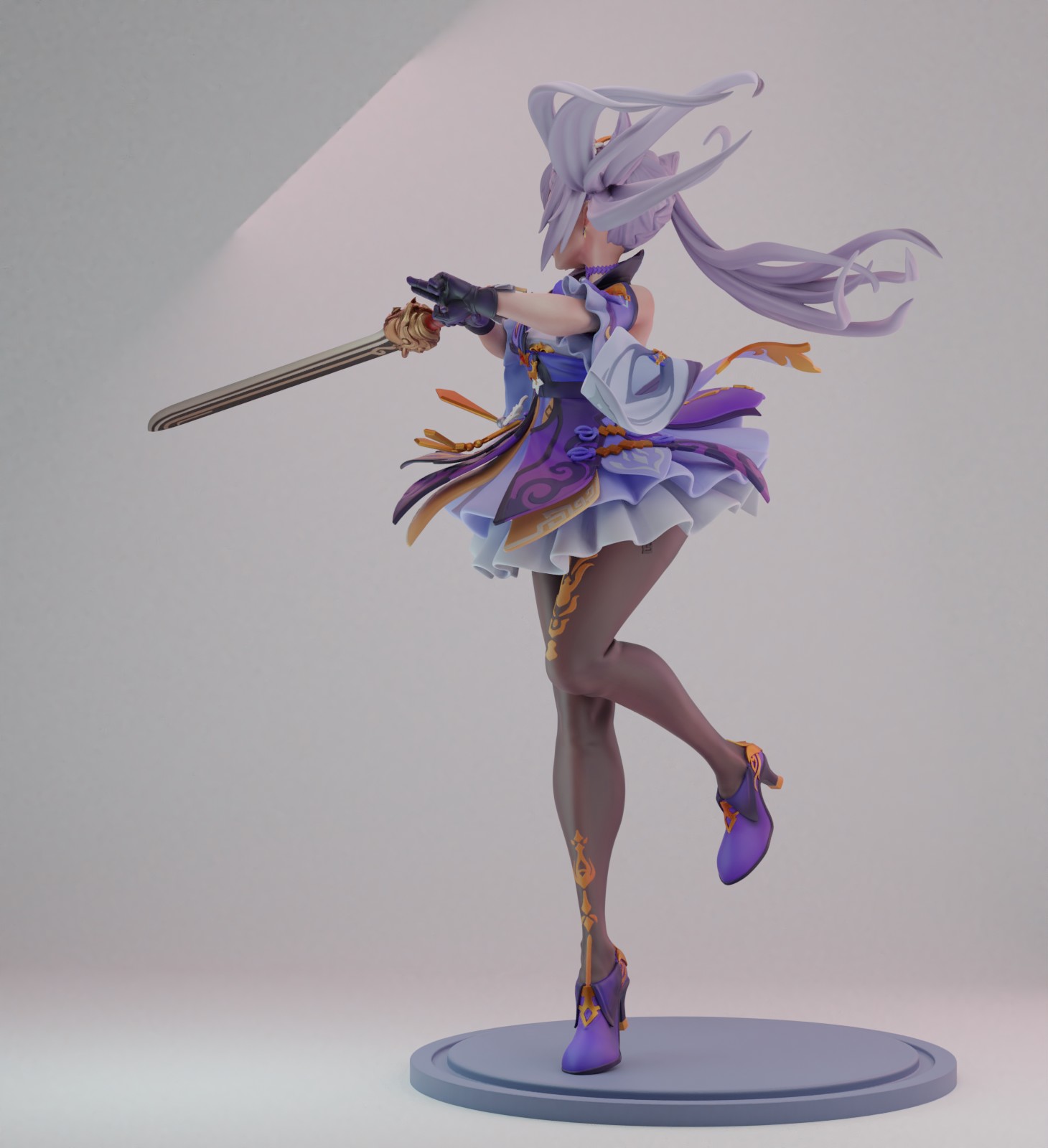 3D file Genshin Impact keqing・3D printable model to download・Cults