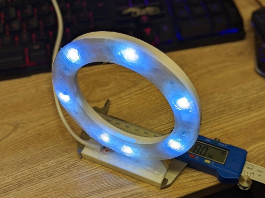 Free STL file Ring Light LED Strip Base・3D printable model to download ...