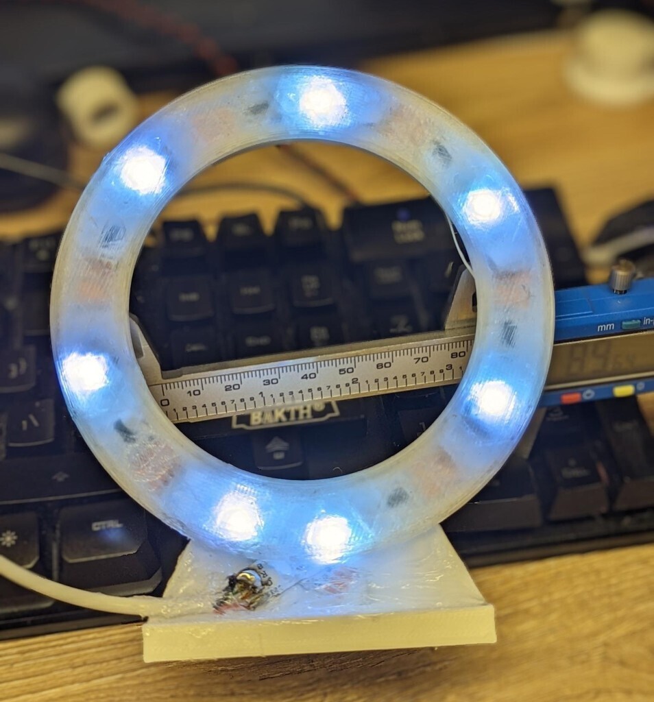 Free STL file Ring Light LED Strip Base・3D printable model to download ...