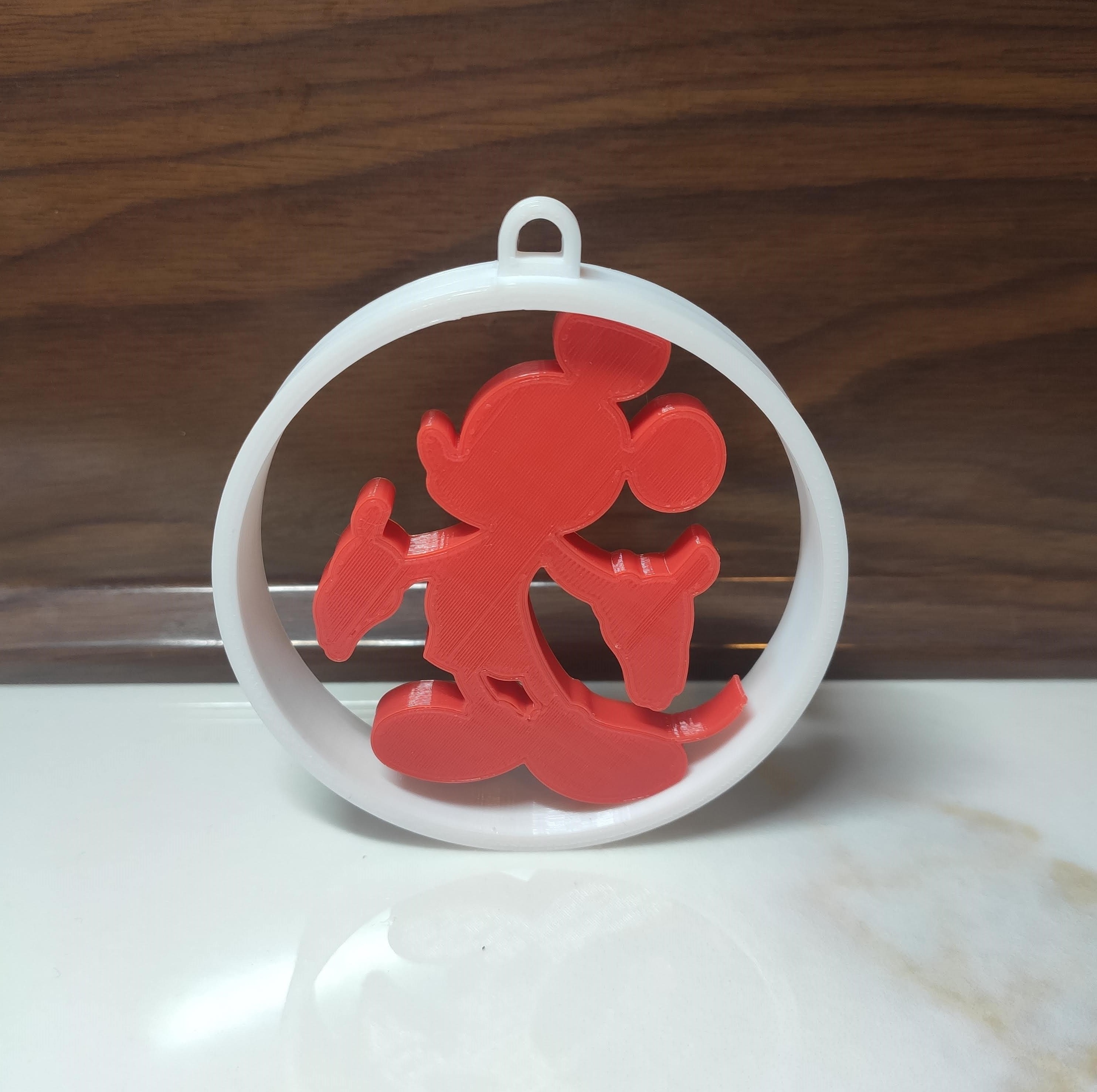 Free STL file Mickey Mouse Christmas Ball 🐁・3D printer design to ...