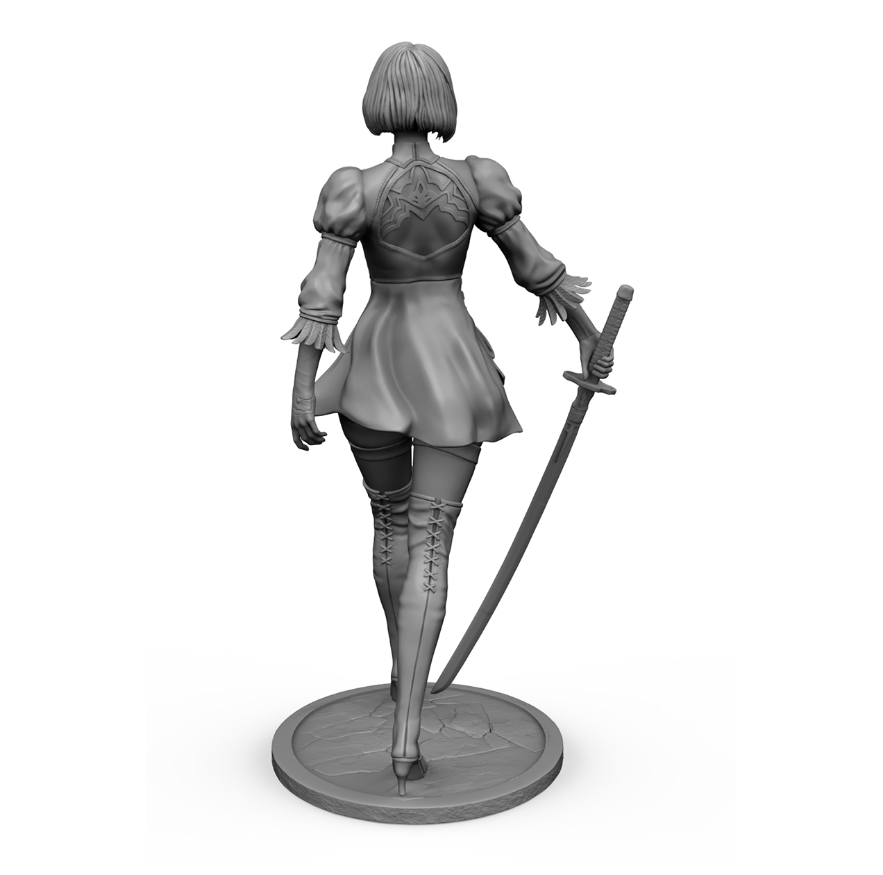 3D file B2 Nier Automata 3d print model・3D printable design to download ...