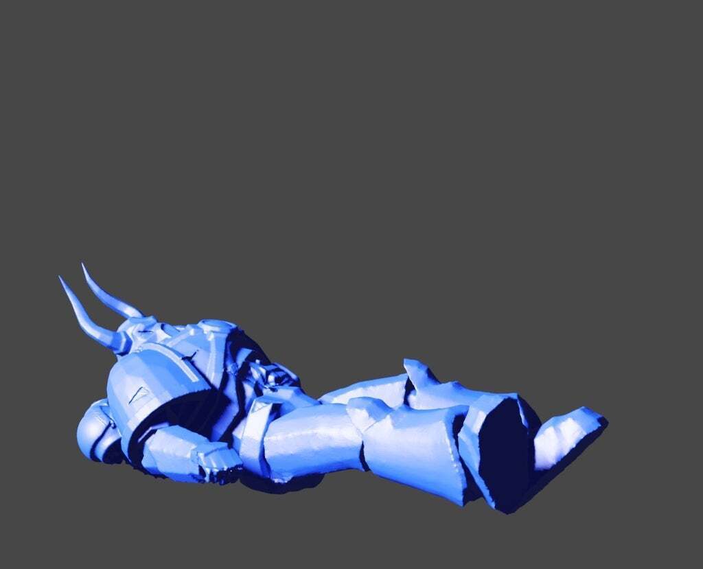 Free STL file Dead Chaos Space Marine (Decoration) 😵・3D printer design ...