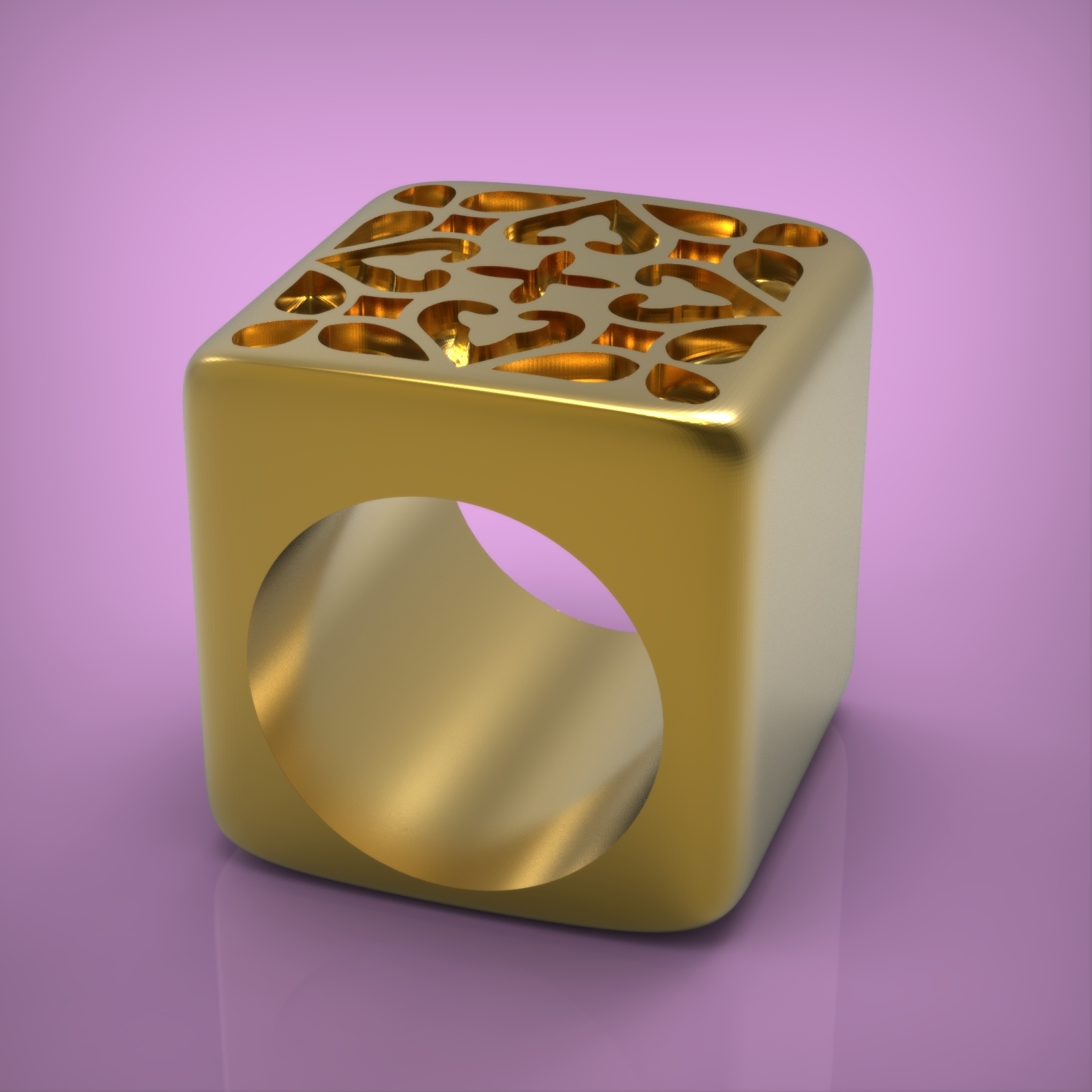 Download STL file Ring cube • 3D printing design ・ Cults
