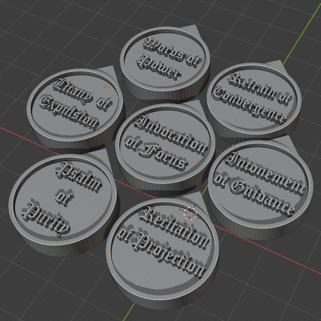 3D file Warhammer 40k Grey Knights Codex Tokens ⚔・Design to download ...