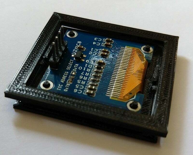 Free STL file OLED Display Einbaurahmen・3D printing model to download・Cults
