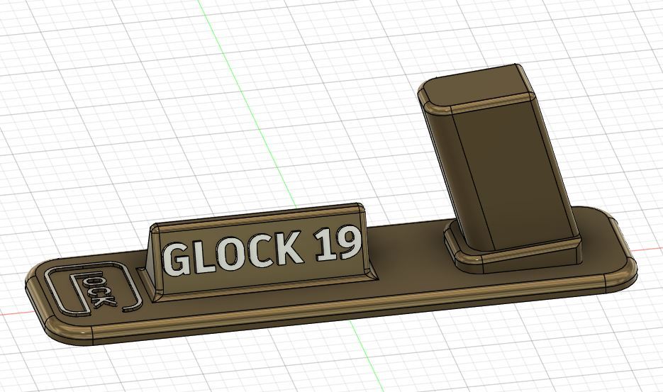 STL file Stand Glock 19 for Airsoft Gun・Design to download and 3D print ...