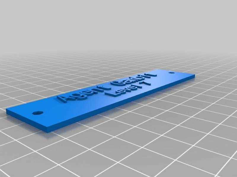 Free 3D file Gambit Name Plate・3D print object to download・Cults