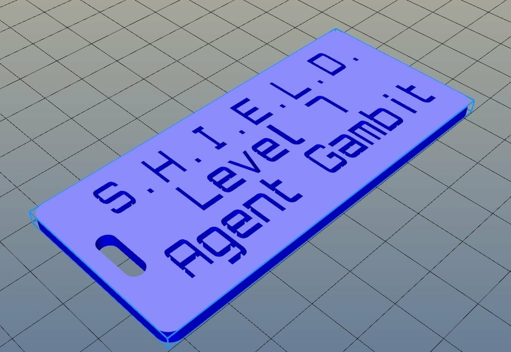 Free 3D file Agent Gambit Tag・3D printable design to download・Cults