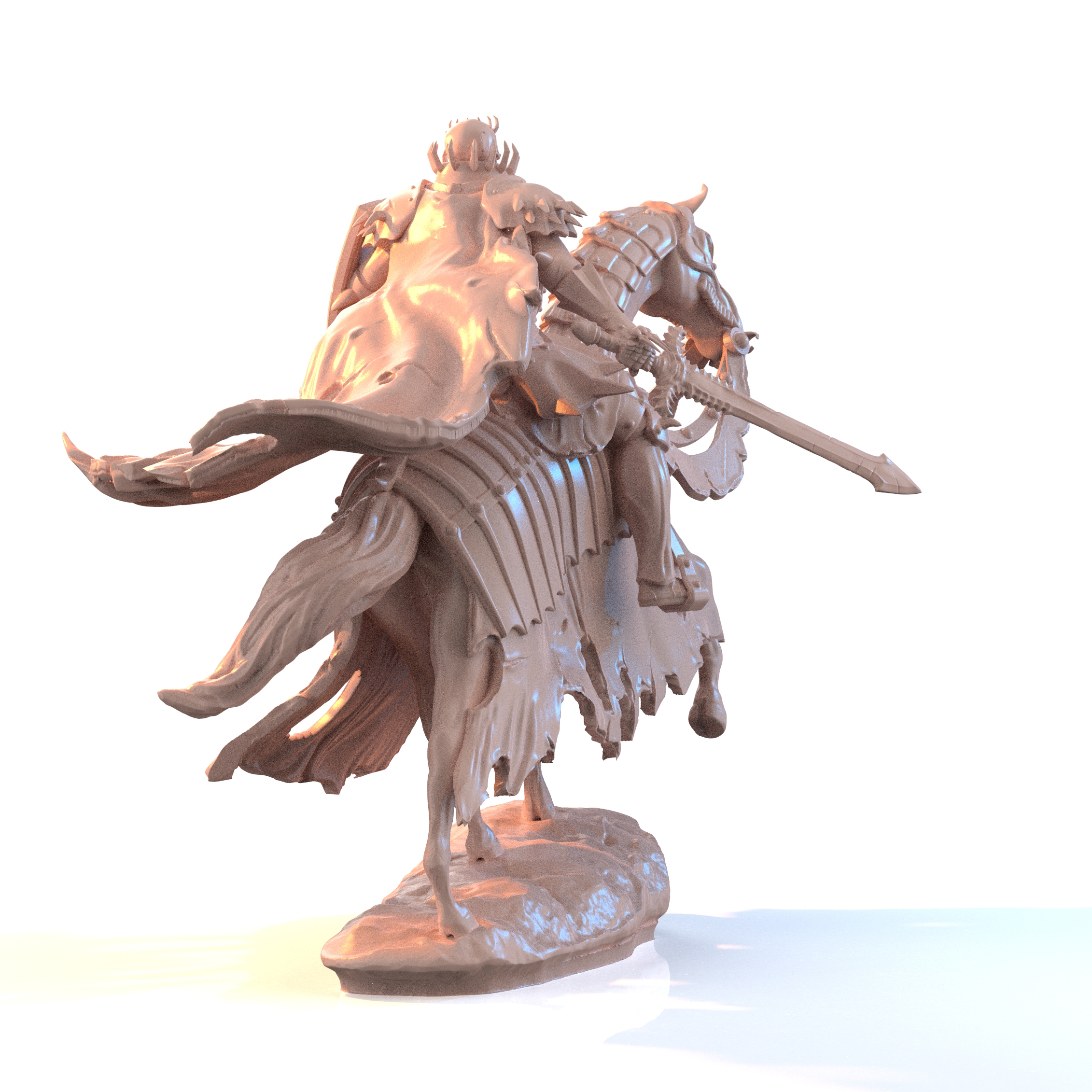 STL file Skull Knight 💀・3D printer design to download・Cults