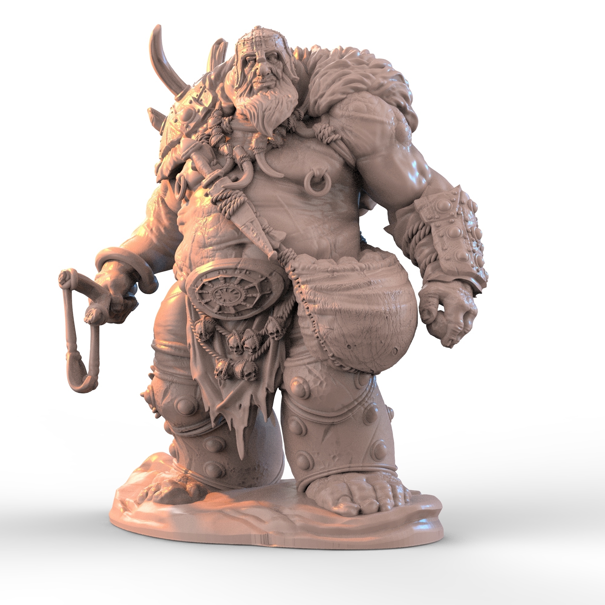 STL file Ogre The Slingshotter - The Dragon Knights 👹・3D printing idea ...