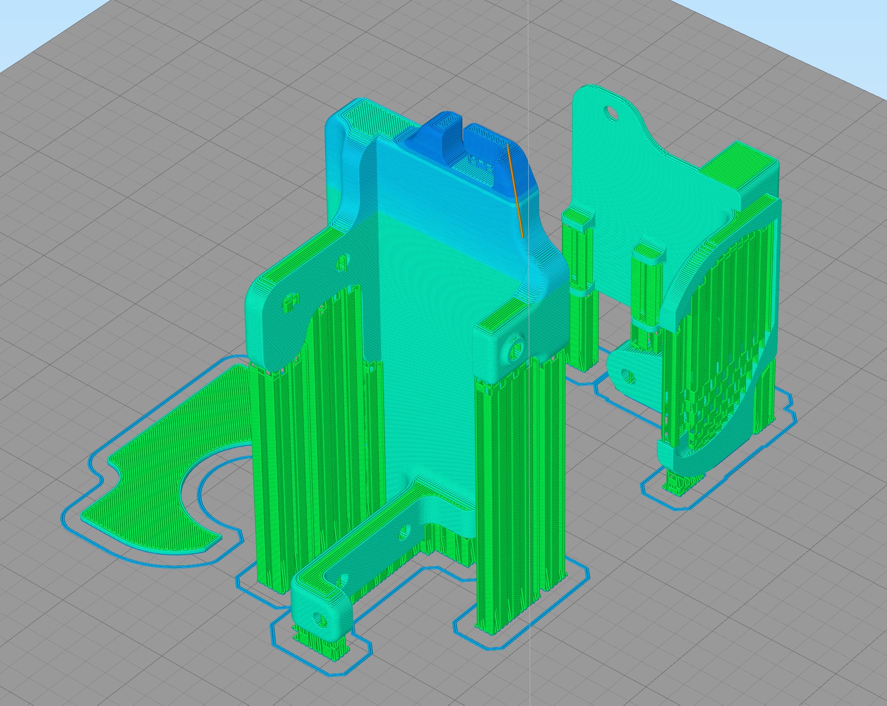 Free STL file BQ V2.0 extruder head support on linear rail 🔧・3D printer ...