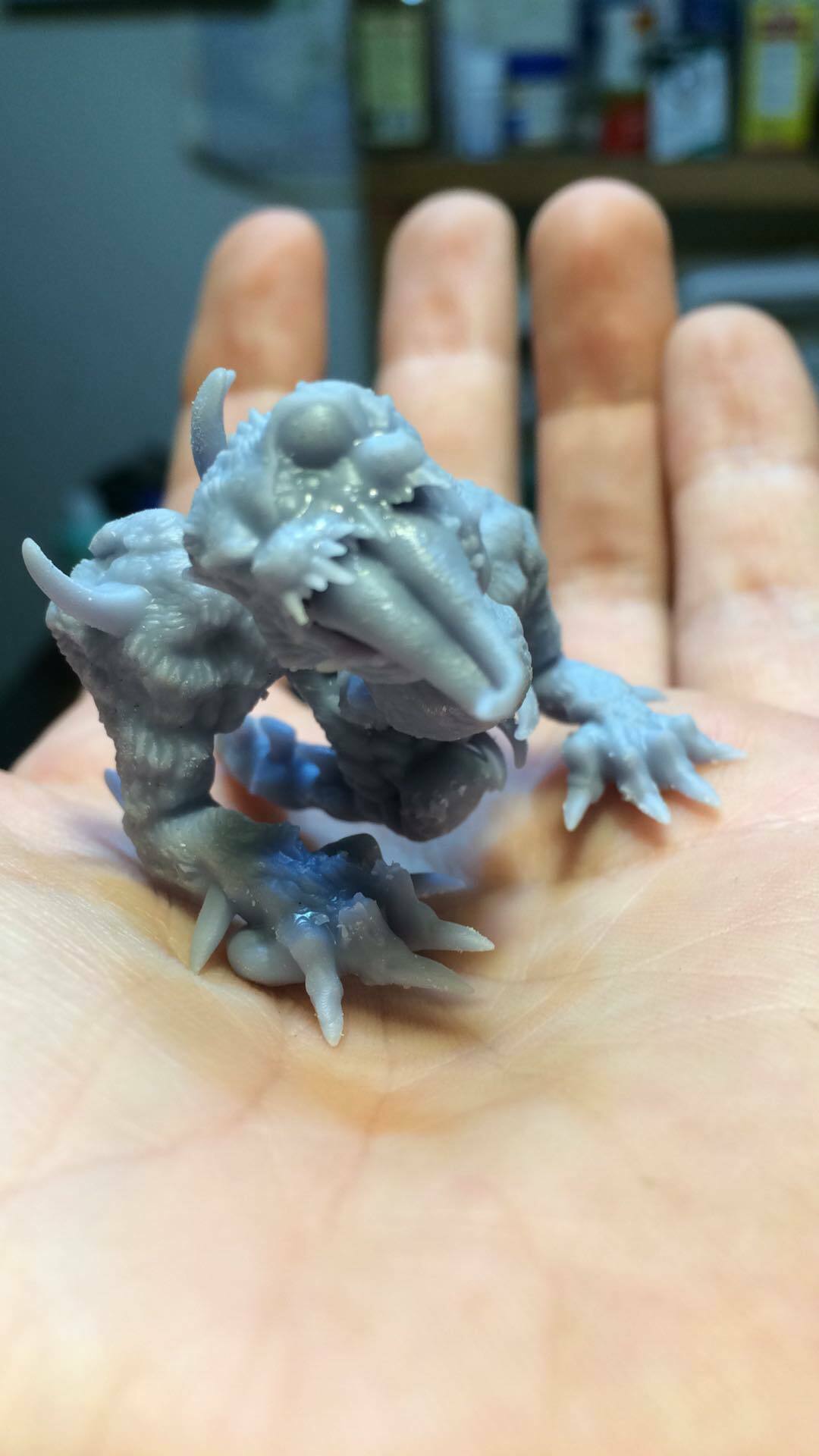 STL-Datei Moon Howler (Monster)・3D-Drucker-Vorlage zum herunterladen・Cults