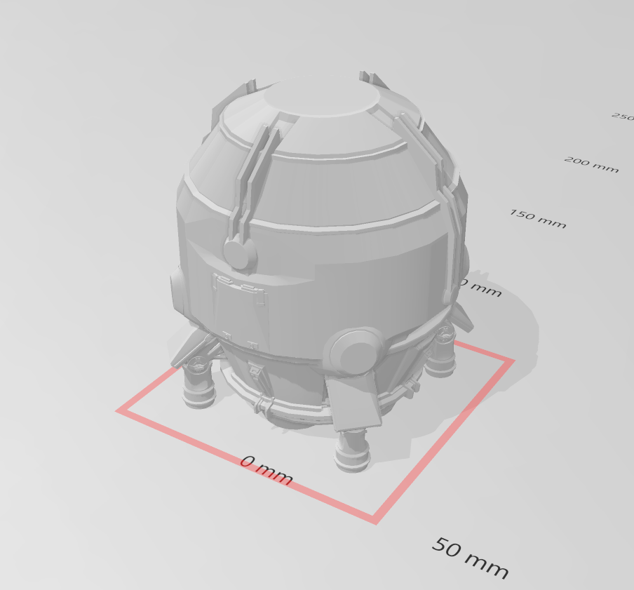 Free OBJ file Soviet Lo-Fi Dropship・Template to download and 3D print・Cults