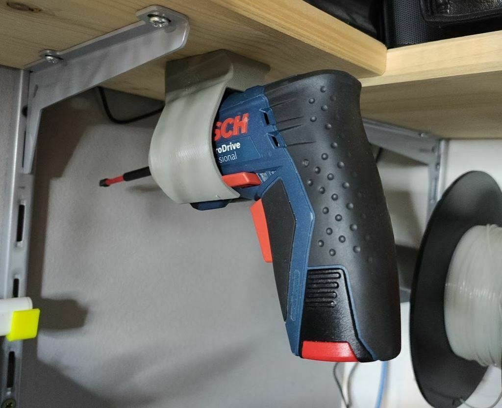 Free STL file BoschGSR ProDriveholder 👽・Object to download and to 3D ...