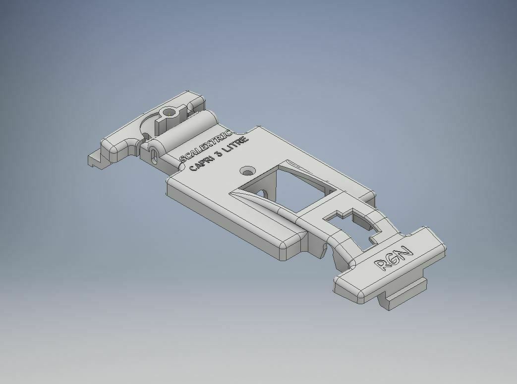 STL file Scalextric chassis for Ford Capri 3 Liters・3D printable design ...