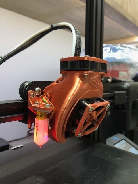 Ender 3, 3 V2, 3 pro, 3 max, Dual 40mm Axiallüfter Hot End Kanal / Fang ...