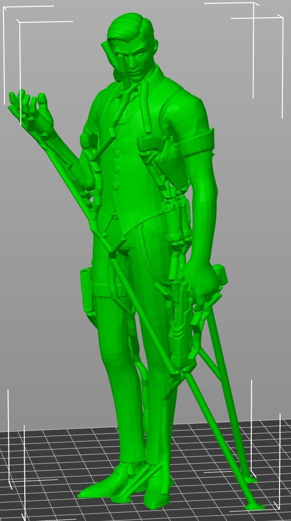 STL file Midas (fortnite) perfect print with brackets・3D printer model ...