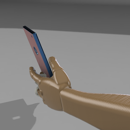 Free STL file Phone Holder - Hand Stress Relief・3D printable design to ...