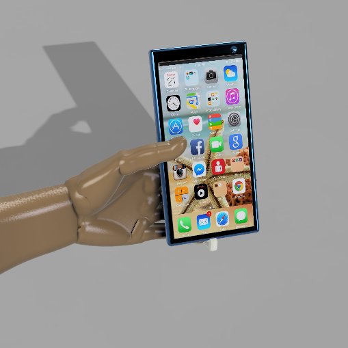 Free STL file Phone Holder - Hand Stress Relief・3D printable design to ...