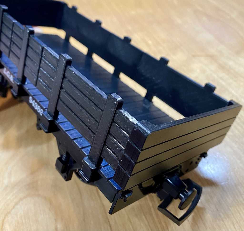 Free 3D file Flatbed Toytrain Side Rails 4 High (LGB) 🚆・Template to ...