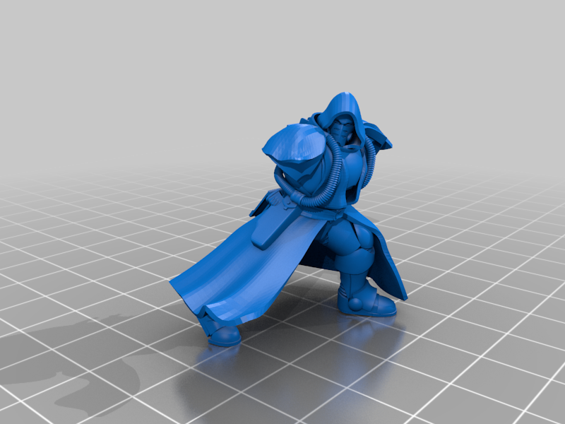 Archivo 3D gratis Capellán Phobos Reiver Marine Espacial Primaris ...