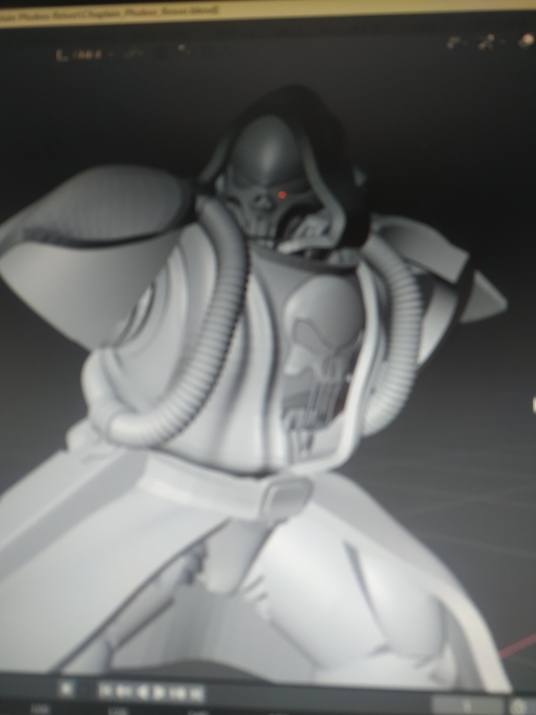 Free STL file Chaplain Phobos Reiver Space Marine Primaris 🛰・Model to ...