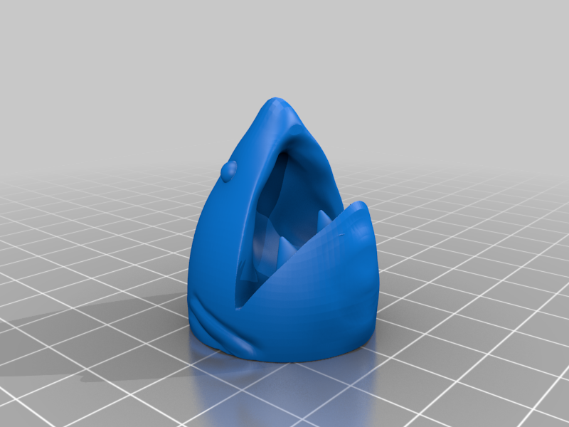Free 3D file Shark Attack! Straw Topper・3D printer design to download・Cults