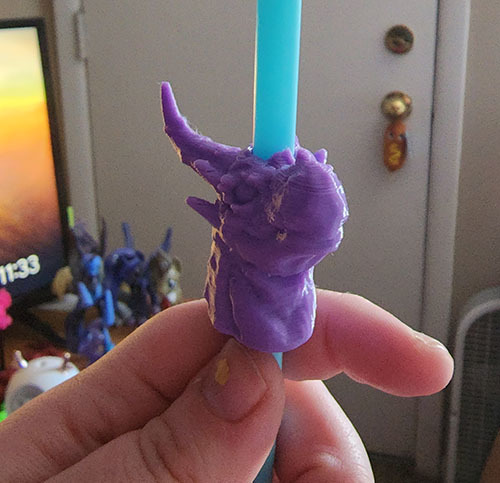 Free STL file Proud Dragon Straw Topper・3D printing template to ...