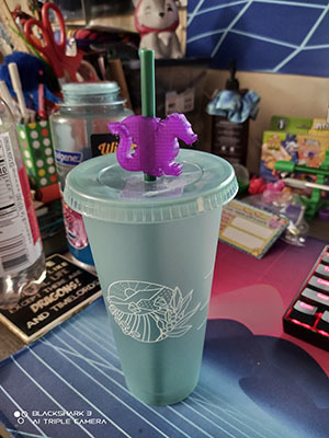 Free STL file Dragon Straw Topper 🐉・3D printable object to download・Cults
