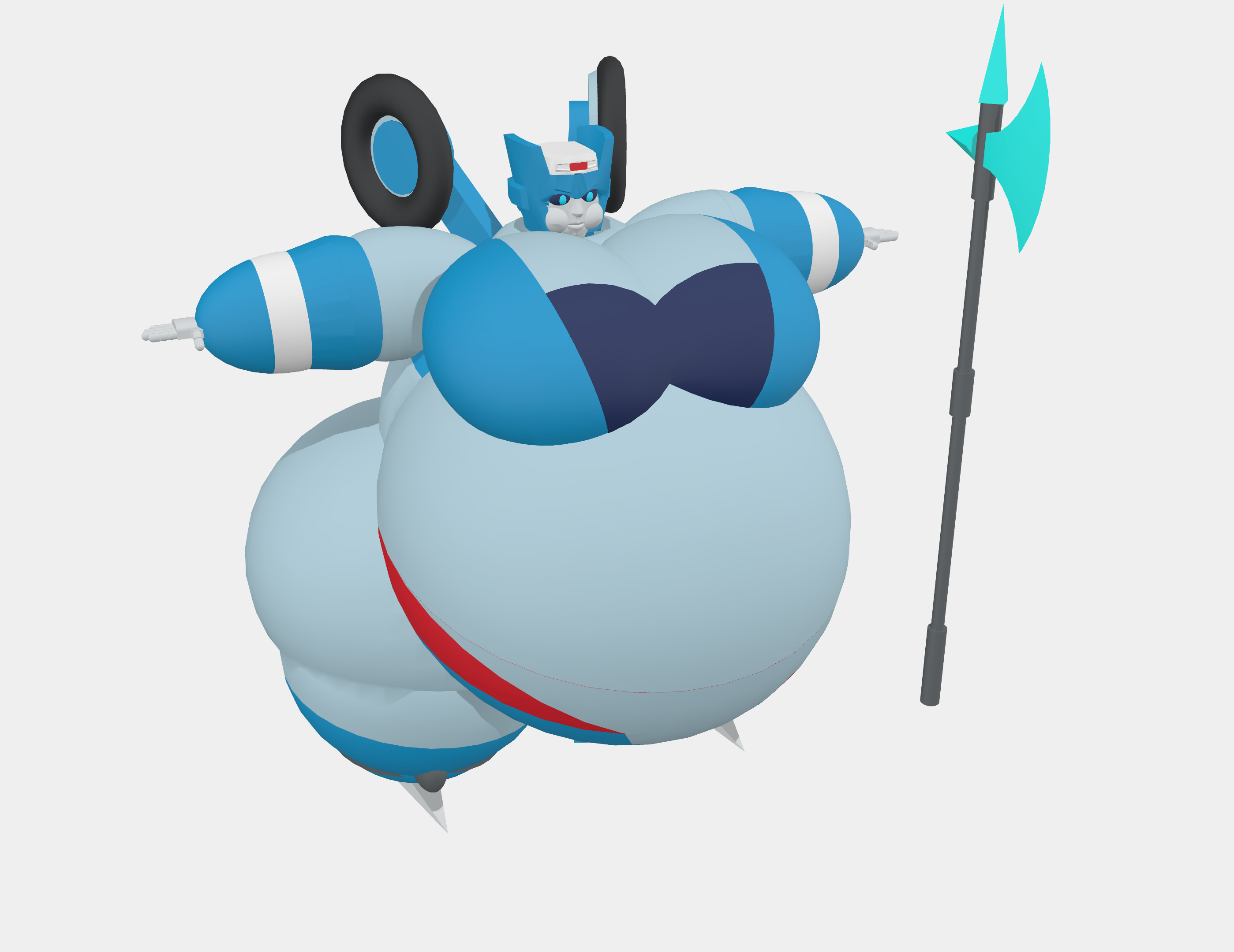 Бесплатный STL файл Толстая Хромия (Т-поза)・Дизайн 3D-принтера для ...