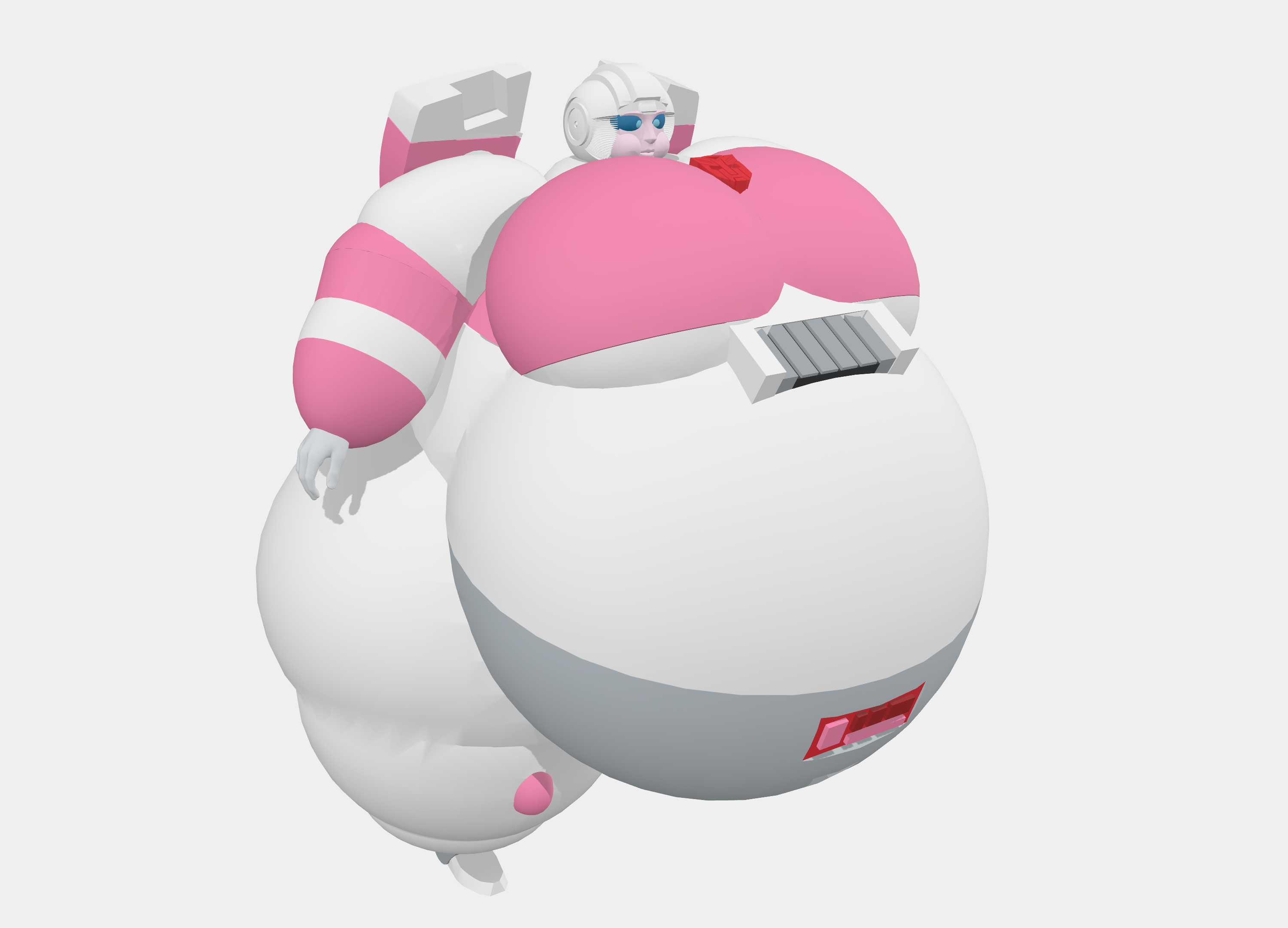 Descargar archivo OBJ gratis Fat G1 Arcee (Neutral)・Modelo para la ...