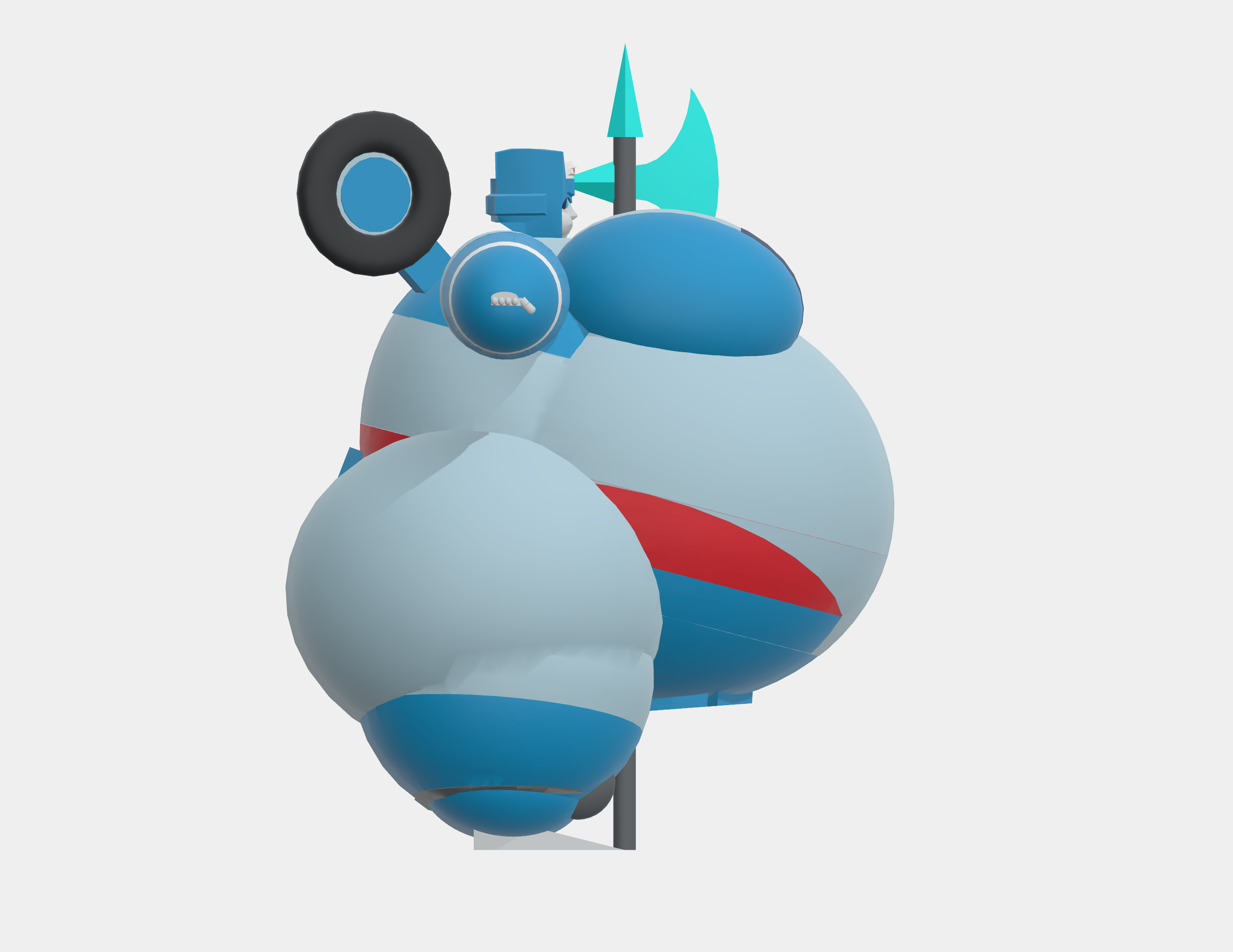 Free STL file Fat Chromia (T-pose)・3D printer model to download・Cults