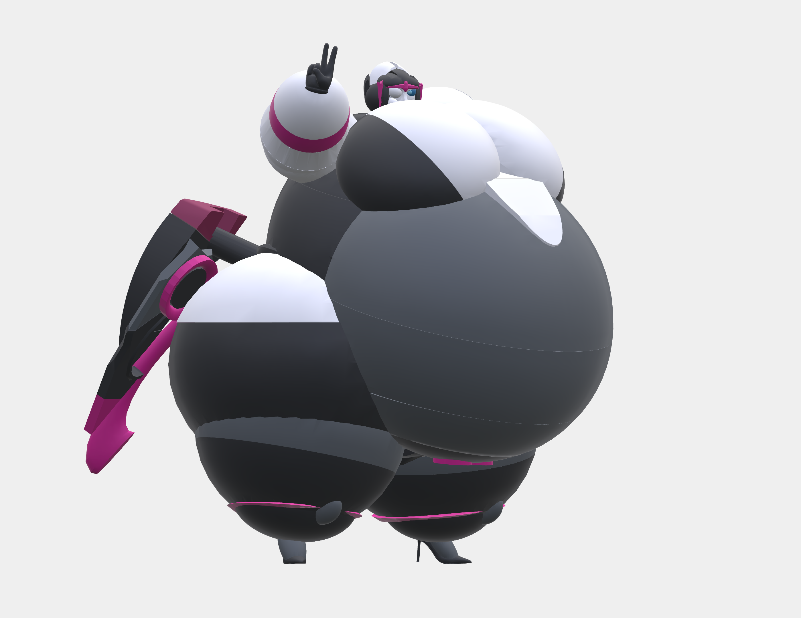 Fichier OBJ gratuit Fat Big Firebird Plus Moka (Peace)・Design pour ...