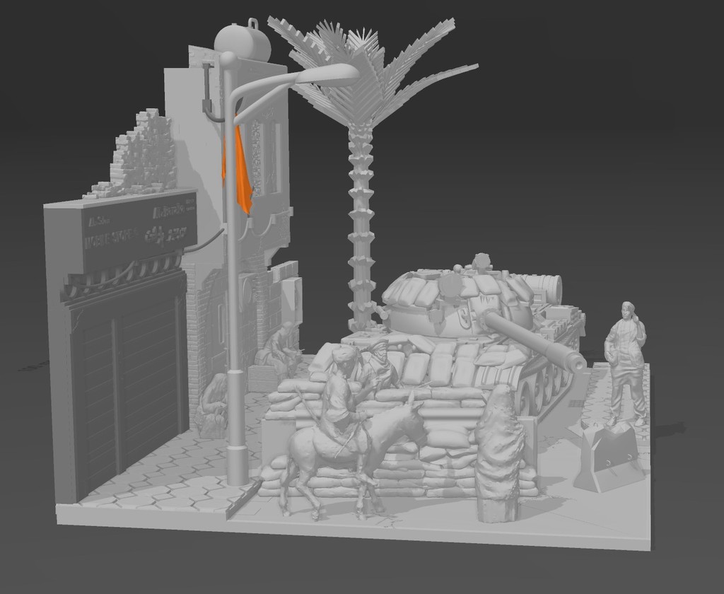 Free STL file MA Models 3D Middle East Diorama 🎲・3D print design to ...