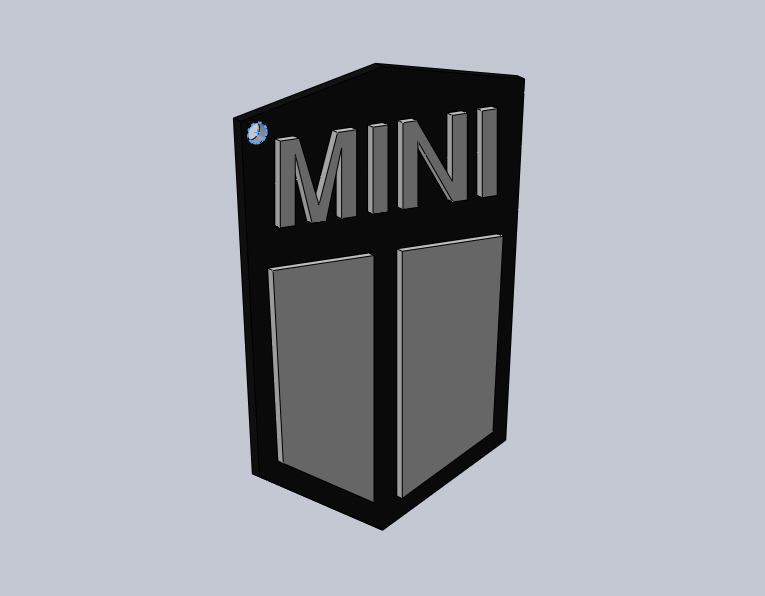 STL-Datei key ring austin mini 🔑 kostenlos・3D-druckbare Vorlage zum ...