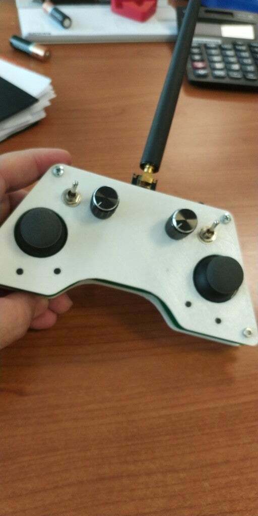 Free STL file front cover for arduino RC transmitter・3D printable ...