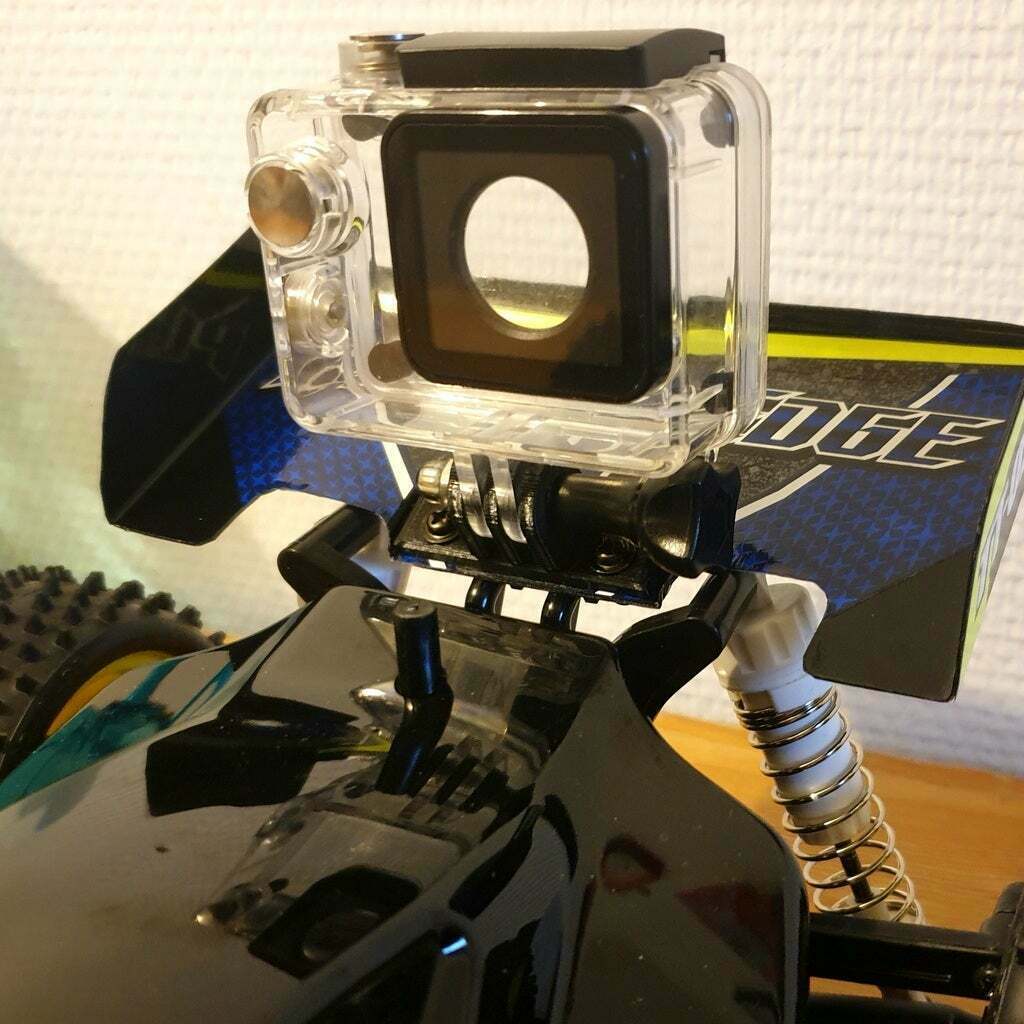 Download free STL file GoPro Actioncam support for Tamiya TT-02 • 3D ...