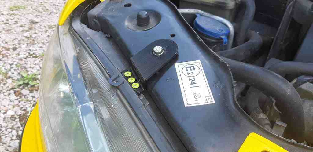 Free 3D file Peugeot 306 headlight support・3D printing model to ...