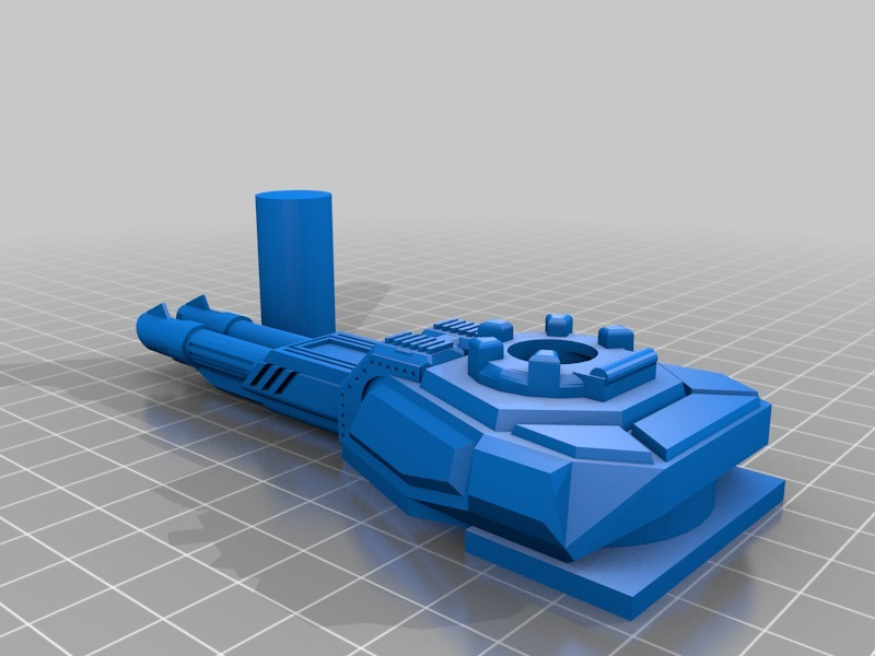 Free 3D file Space Army double laser canon turret 🛰・3D print design to ...