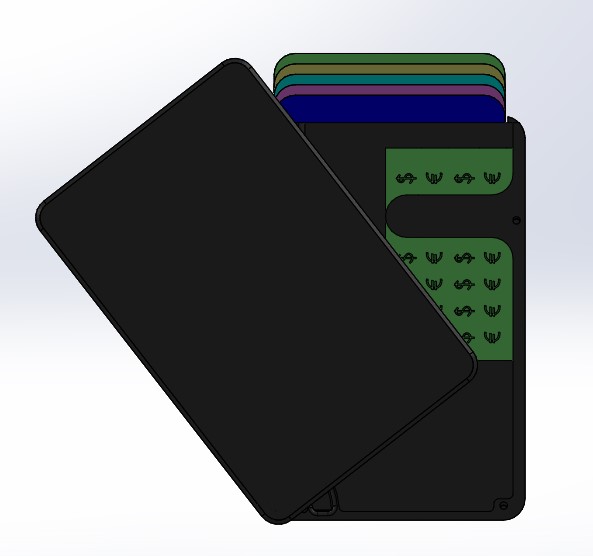 3D file POP UP CARD WALLET ⬆️・3D printable design to download・Cults
