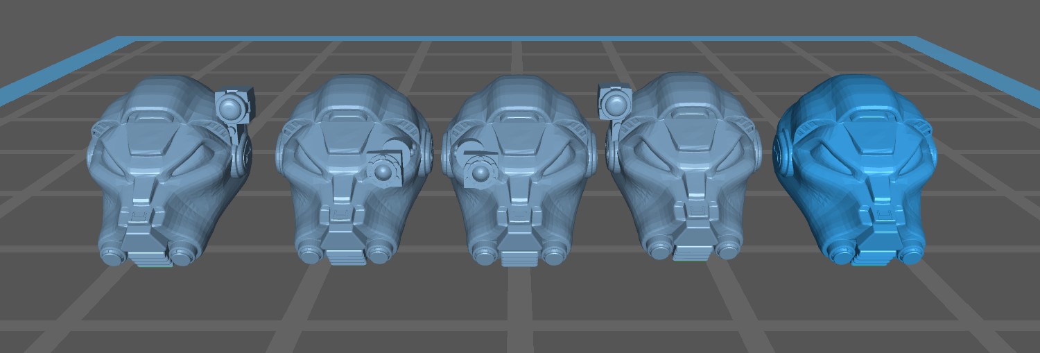 Free STL file Alternate Terminator Helmets 🎲・Model to download and 3D ...